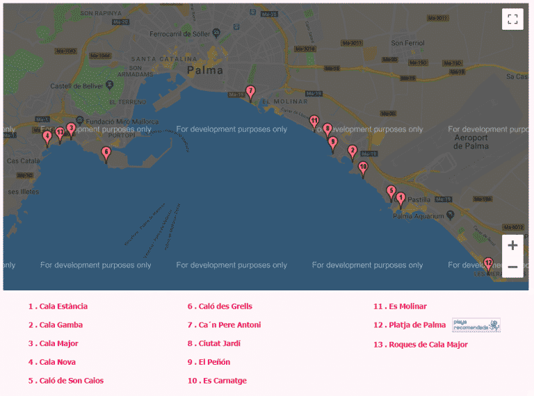 Mapa de las calas de Mallorca: cómo llegar a las + de 300 playas!