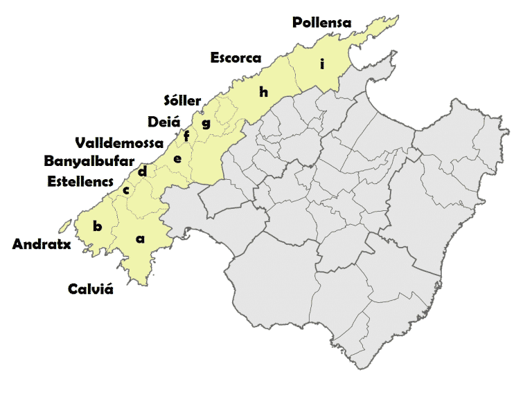 Mapa de las calas de Mallorca: cómo llegar a las + de 300 playas!